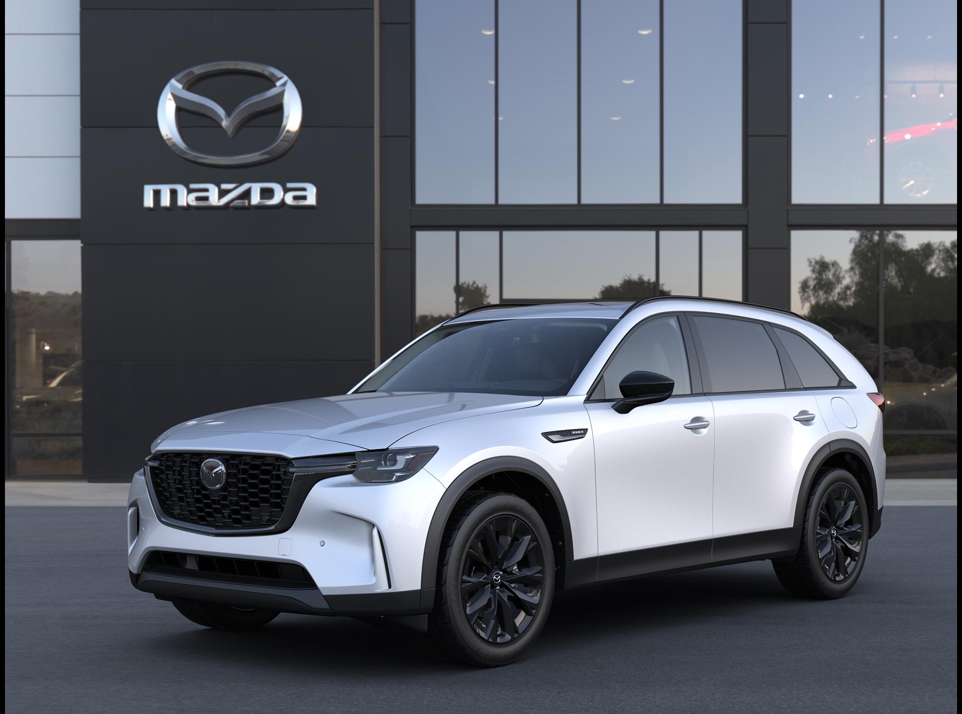 New 2026 Mazda CX-90 PHEV Premium Sport AWD Rhodium White Premium in ...